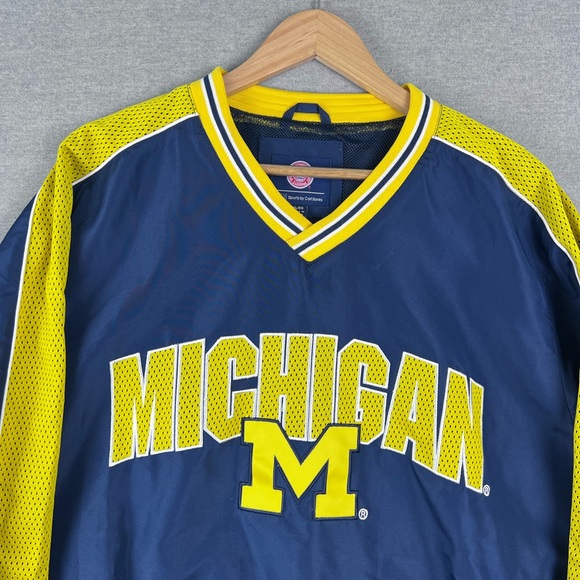 Gill | Jackets & Coats | Michigan Blue And Yellow Pullover | Poshmark